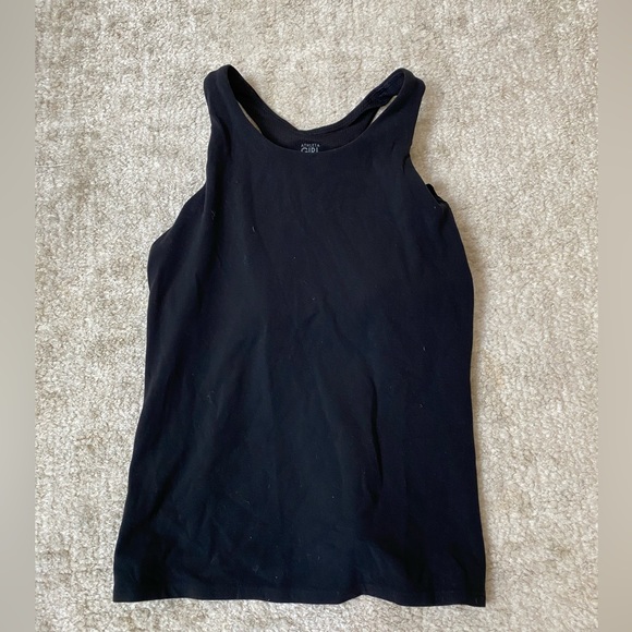 Athleta | Shirts & Tops | Athleta Girl Black Tank Top With Built In Bra ...